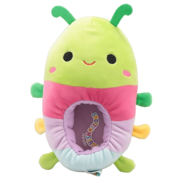 Girls Rutabaga Caterpillar Squishmallows plush slippers