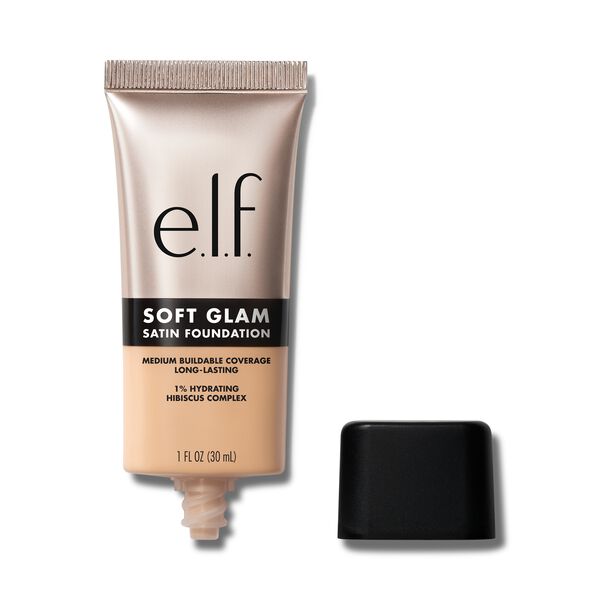 e.l.f. Cosmetics Soft Glam Satin Foundation In 21 Light Neutral - Vegan ...